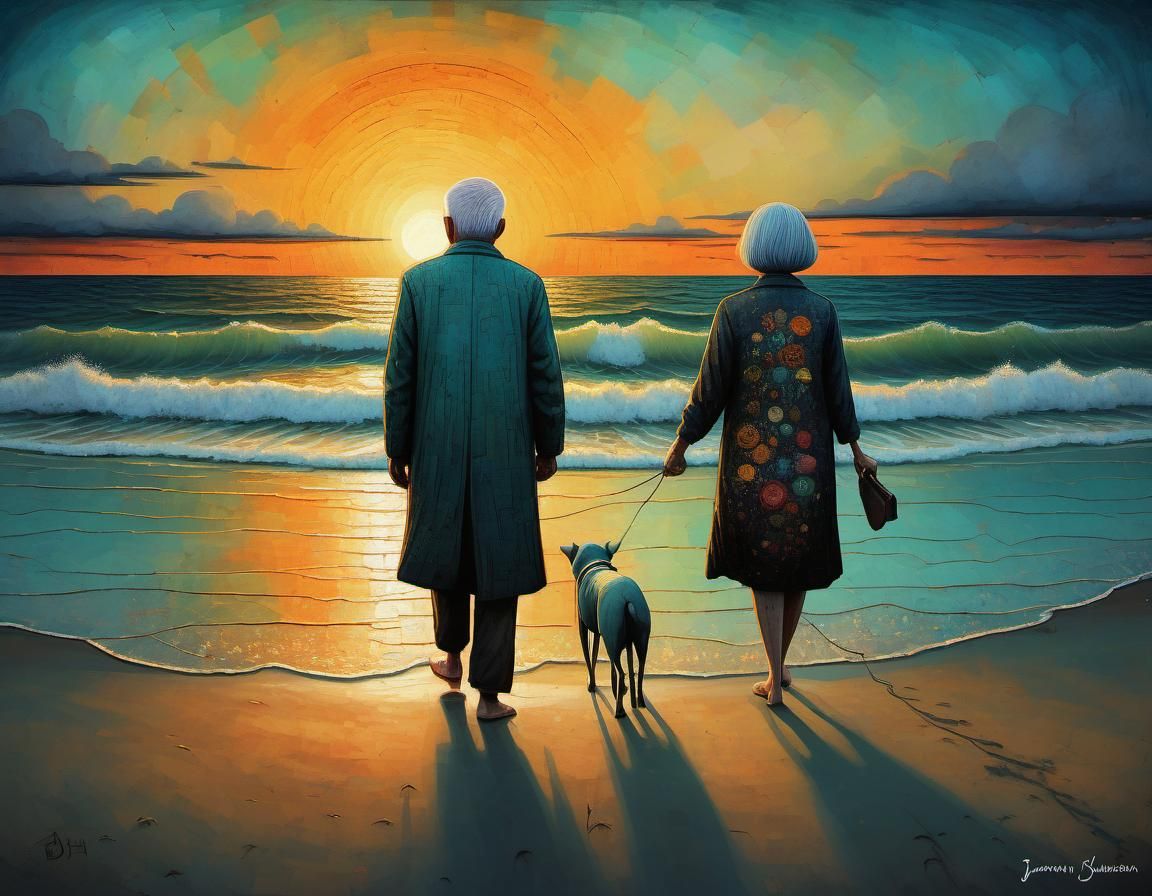 sunset years - AI Generated Artwork - NightCafe Creator