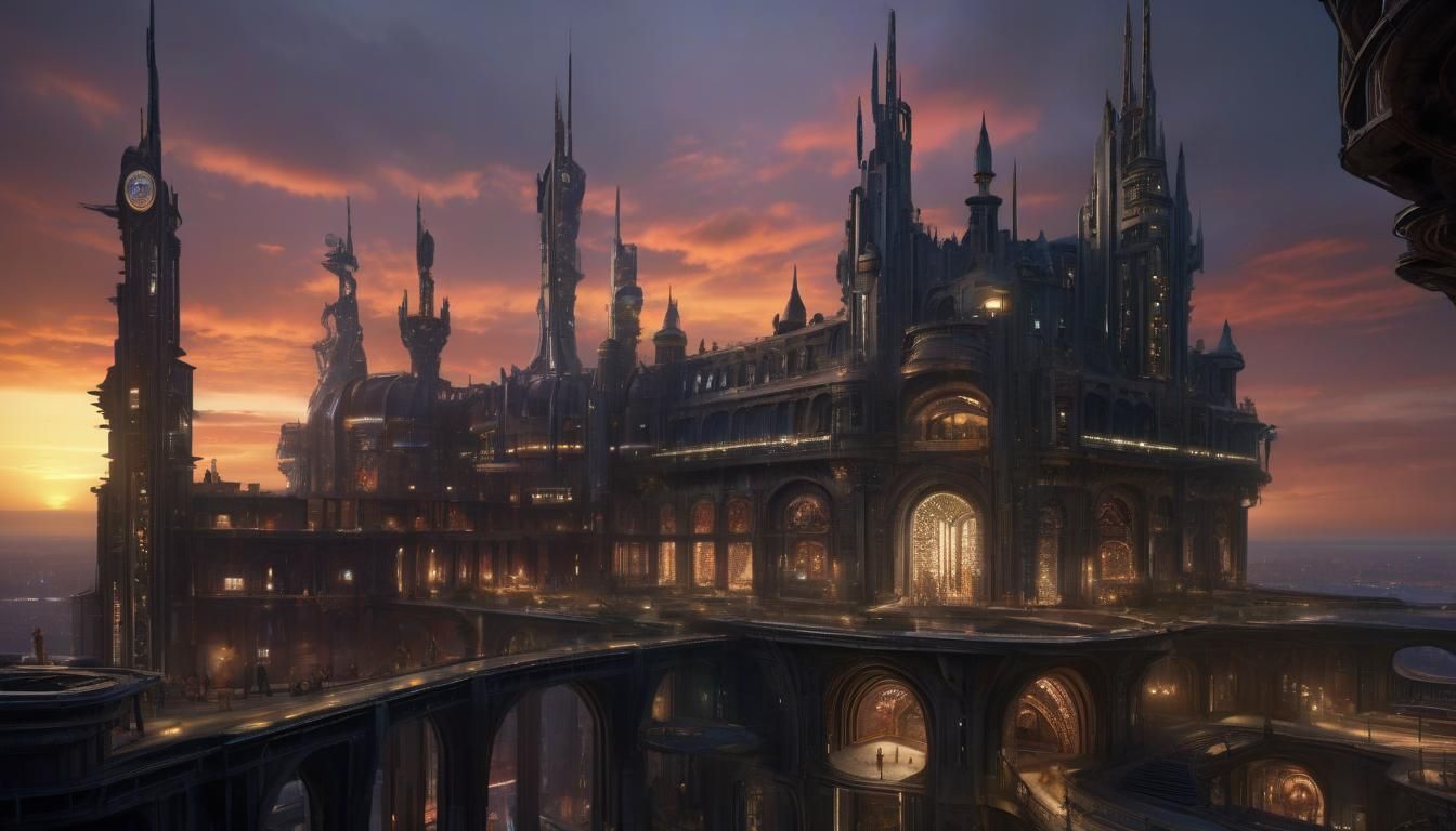 Spacing Guild Embassy on Kaitain - AI Generated Artwork - NightCafe Creator