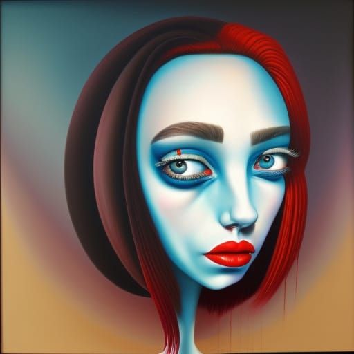 surreal painting of Billie Eilish - AI Generated Artwork - NightCafe ...