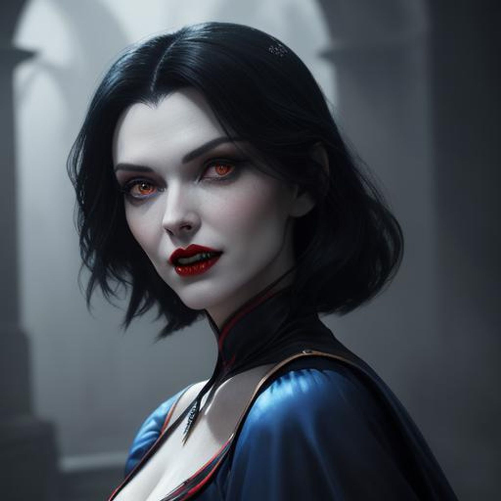 Snow White, Vampire Queen - AI Generated Artwork - NightCafe Creator