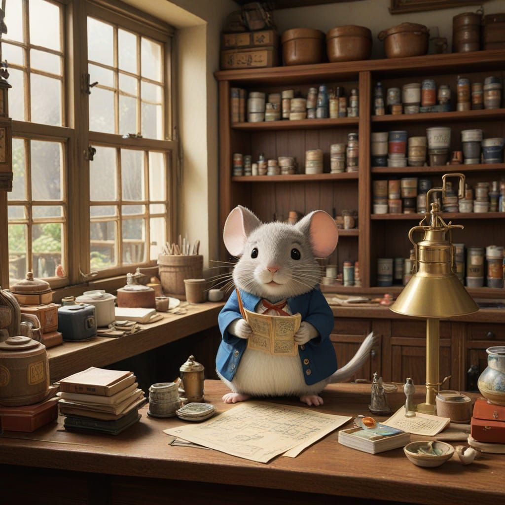 mouse postmans in the post office - mouse postmans in the po...