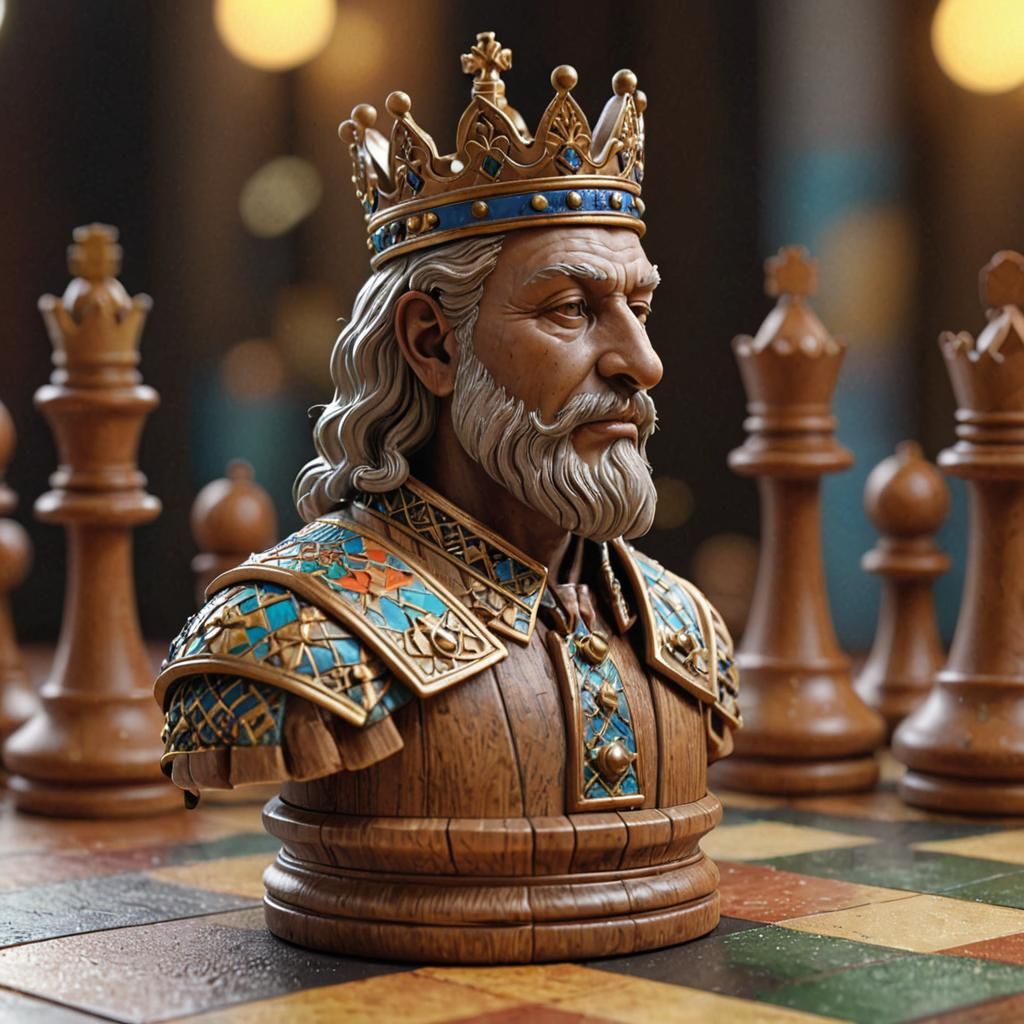 Chess king piece - AI Generated Artwork - NightCafe Creator