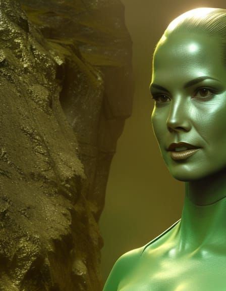 Alien Woman - AI Generated Artwork - NightCafe Creator