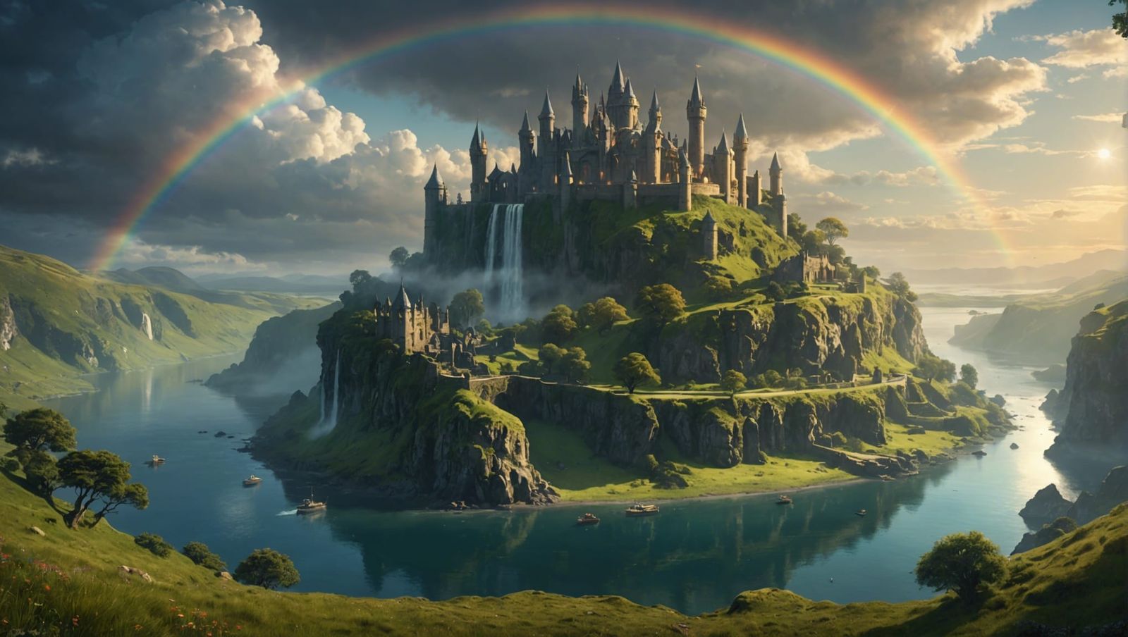 Avalon, the mythical island of King Arthur final resting place. Avalon symbolizes a paradise of ...