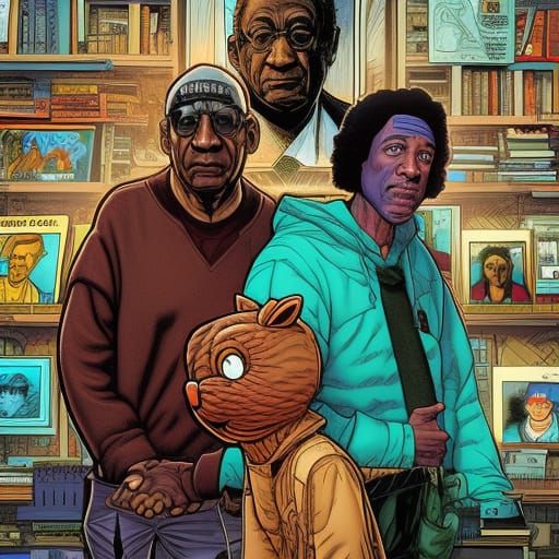 bill cosby is ALF - AI Generated Artwork - NightCafe Creator