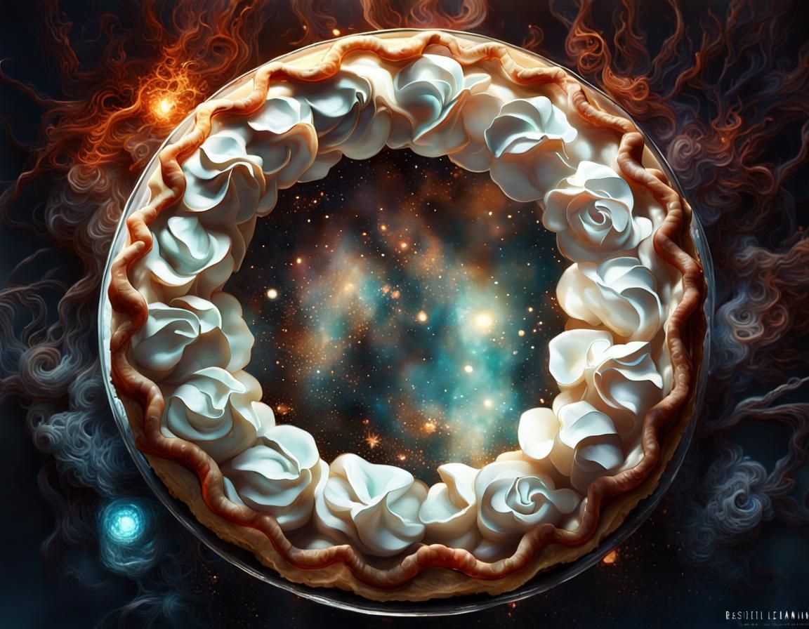 Galaxy-Berry Pie - AI Generated Artwork - NightCafe Creator