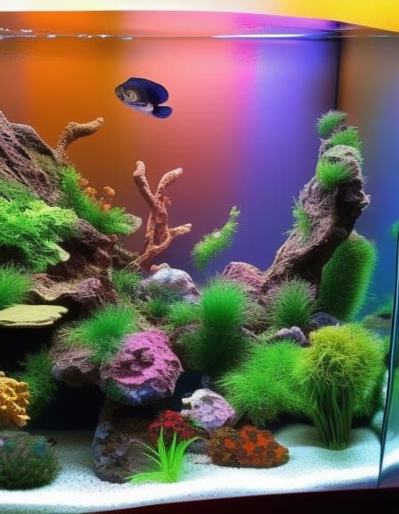 🐡Fish Tank🐠 - AI Generated Artwork - NightCafe Creator