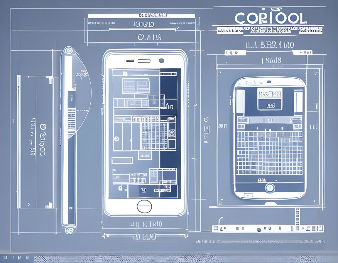 Cell Phone Blueprint 2 - AI Generated Artwork - NightCafe Creator