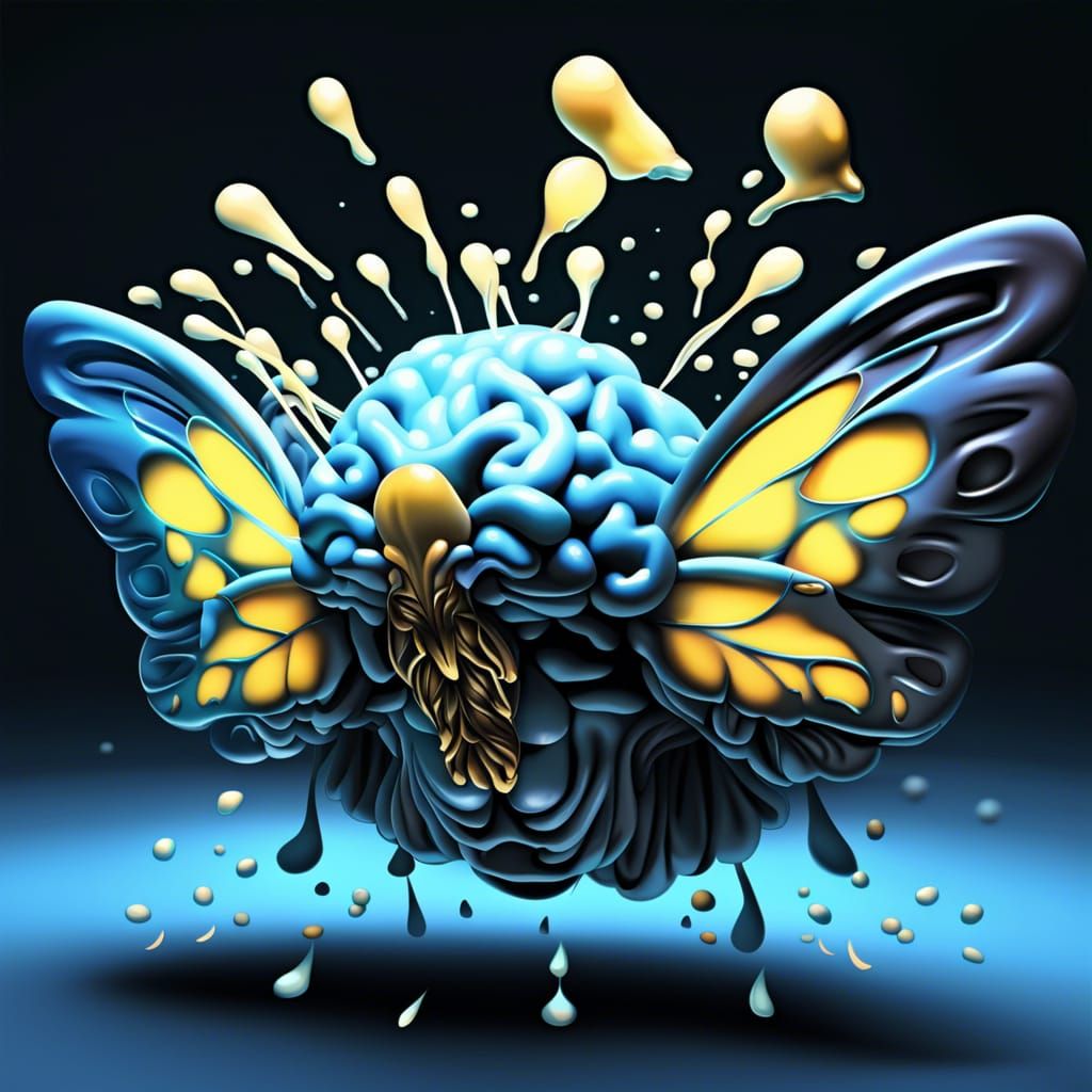 Brain Overflow - AI Generated Artwork - NightCafe Creator