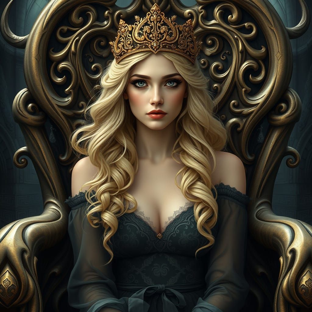 Clarke Griffin as Wanheda, Goddess of Death, in a ... - AI Art