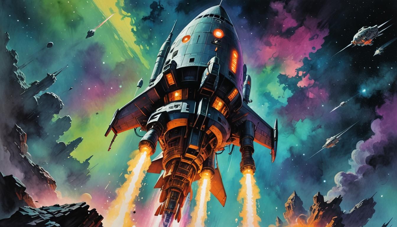 alien armada - AI Generated Artwork - NightCafe Creator