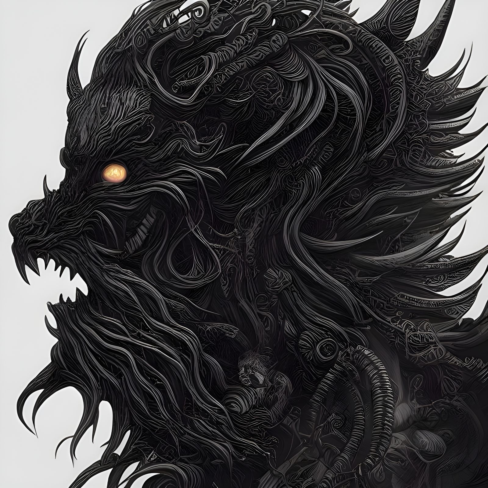 Dark Lion Beastman - AI Generated Artwork - NightCafe Creator