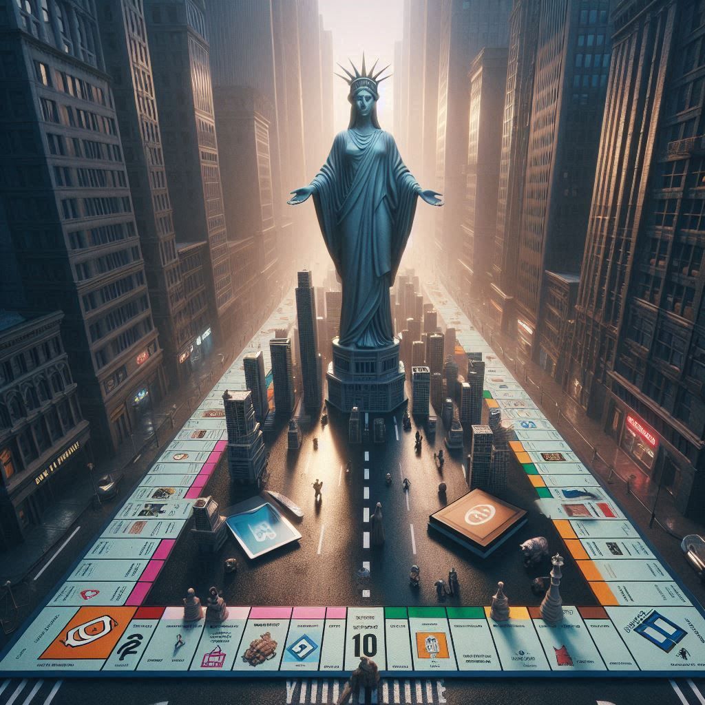 Monopoly City - AI Generated Artwork - NightCafe Creator