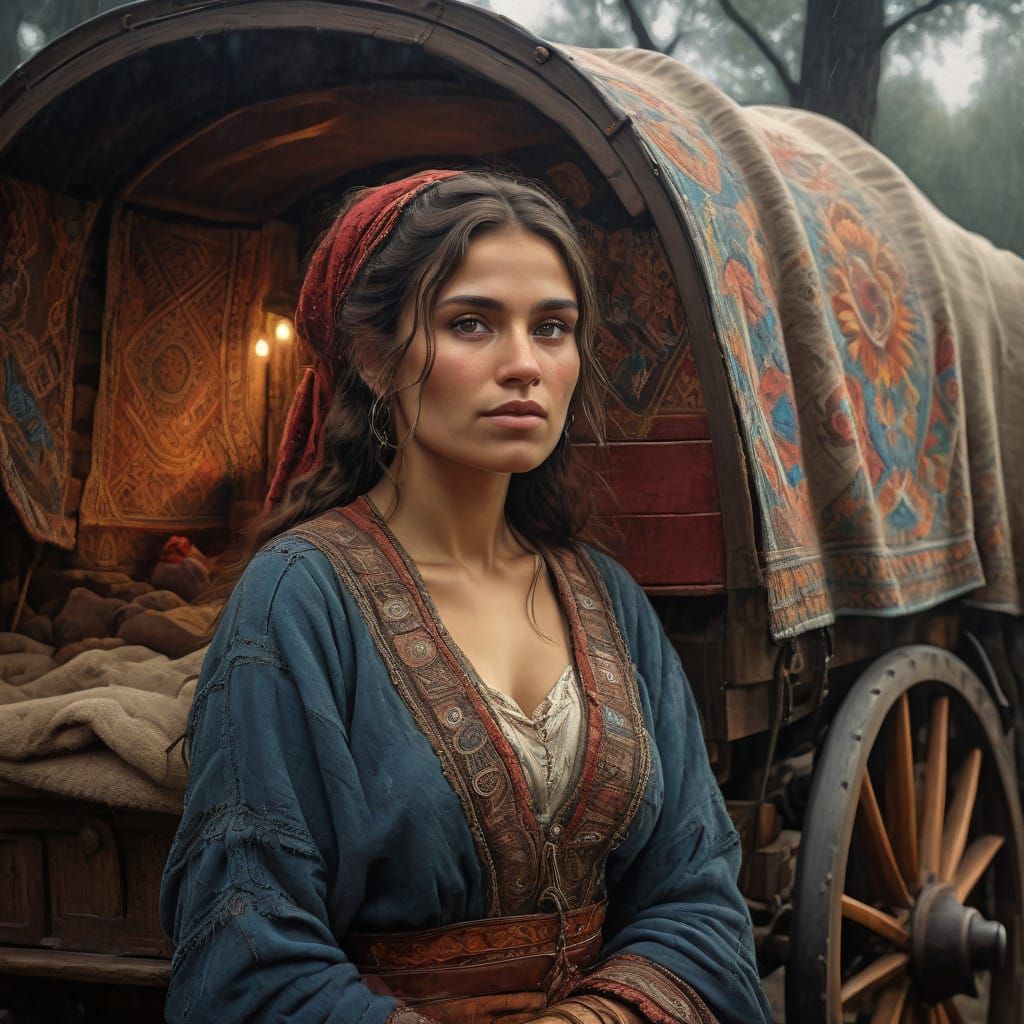 A gypsy woman - A gypsy woman