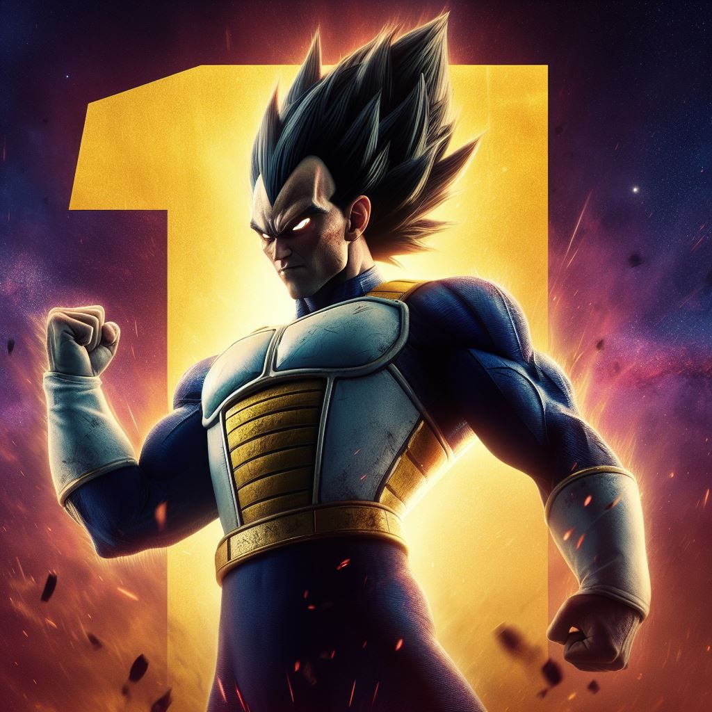 Vegeta kanagawa - AI Generated Artwork - NightCafe Creator