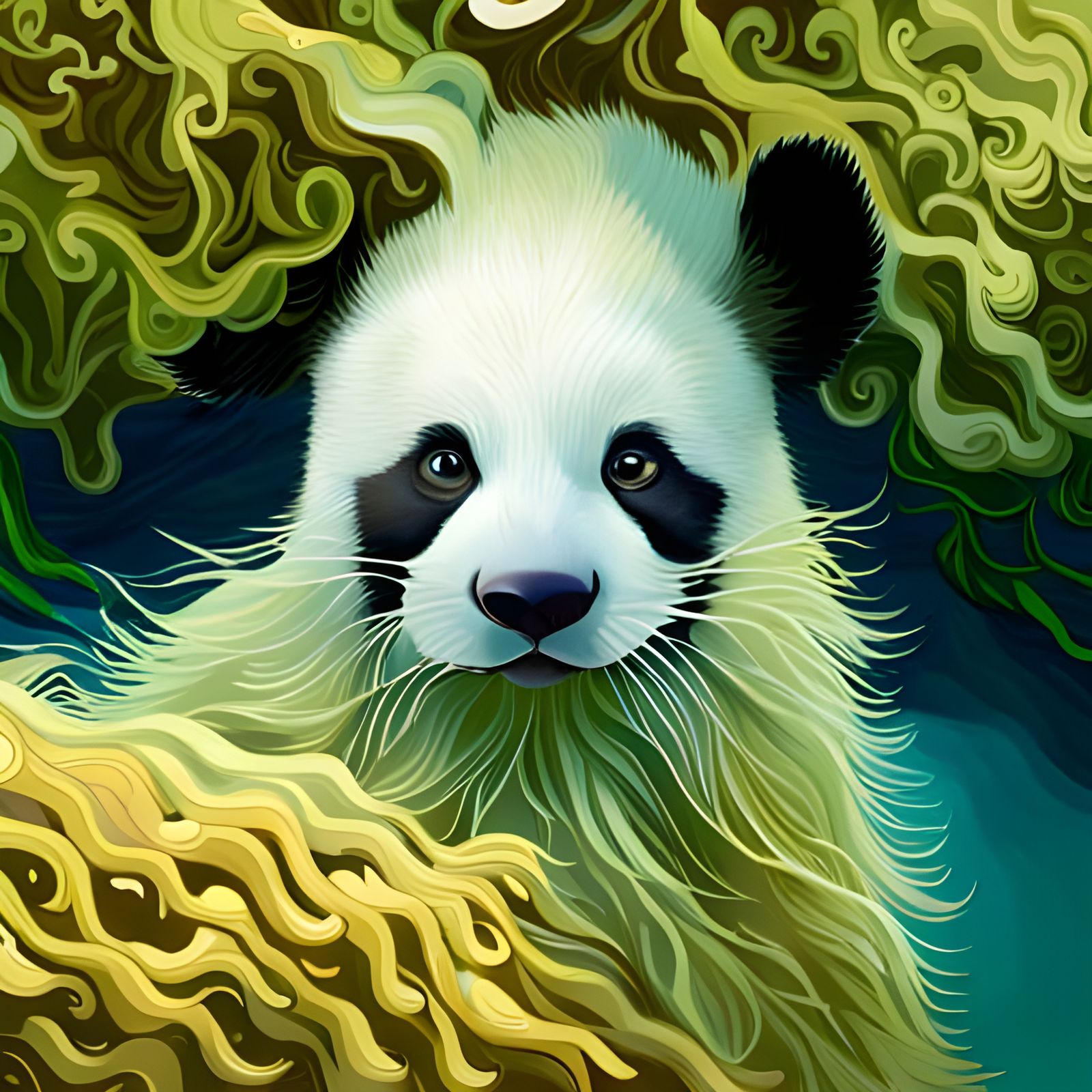 Panda of the sea - AI Generated Artwork - NightCafe Creator