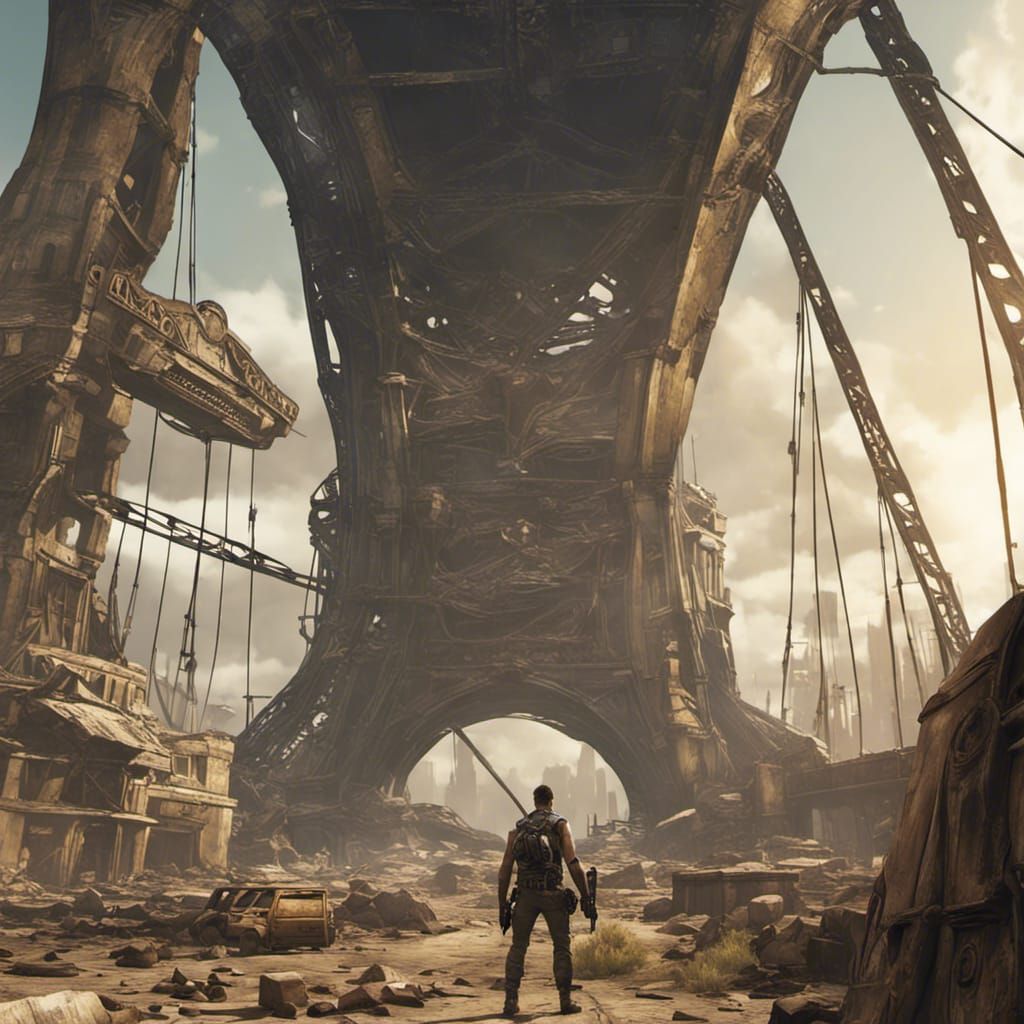 Post Apocalyptic - AI Generated Artwork - NightCafe Creator