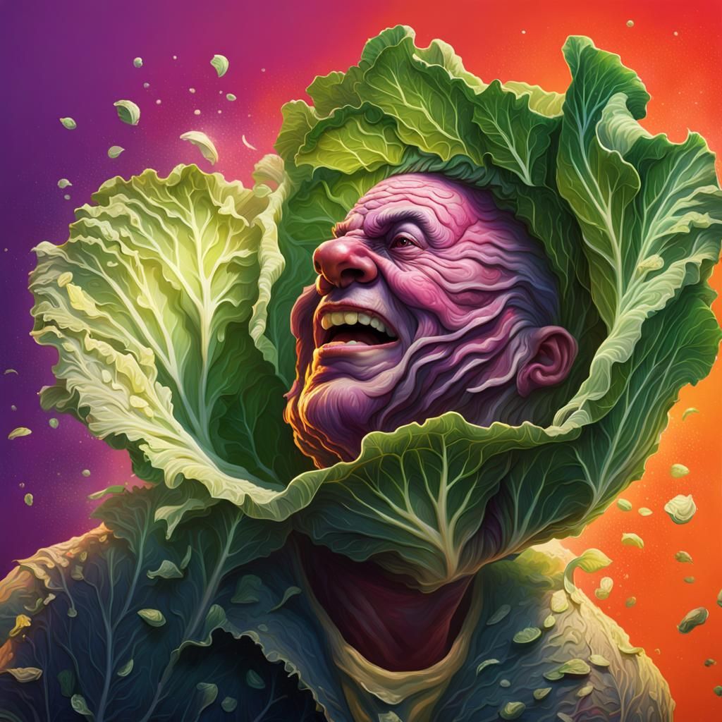 Cabbage Sabotage - AI Generated Artwork - NightCafe Creator