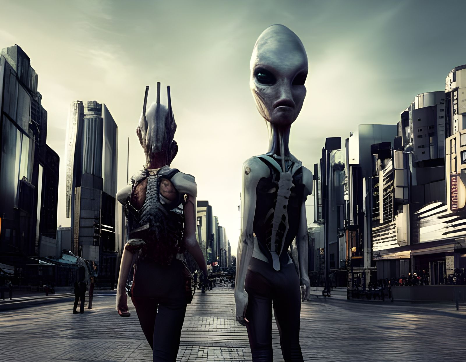 future alien towers dystopian alien worlds future machine city i people ...