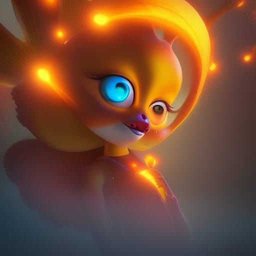 Orange fantasy, digital painting, by Shaddy safadi butterflies; behance ...