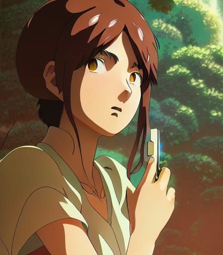 Artemis, Studio Ghibli, Anime Key Visual, by Makoto Shinkai, Deep Color ...