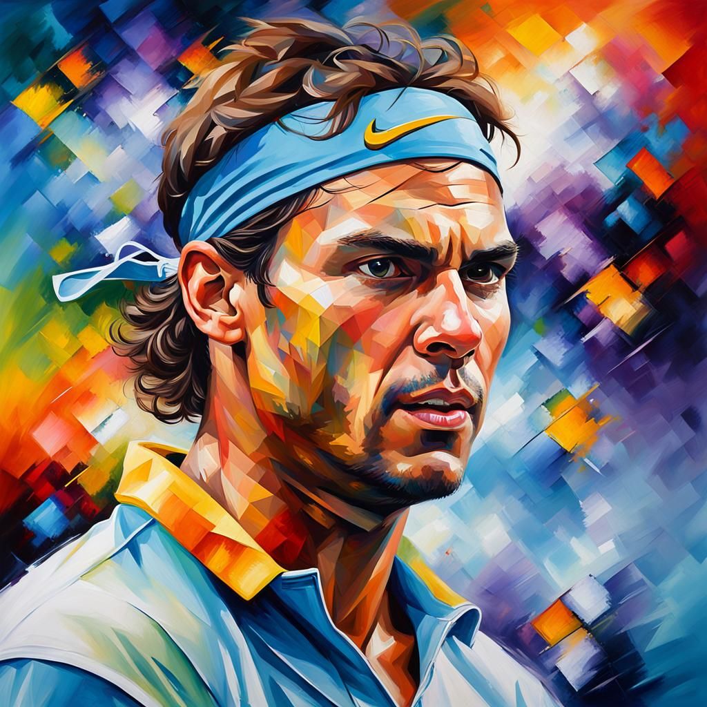 Rafa Nadal - AI Generated Artwork - NightCafe Creator