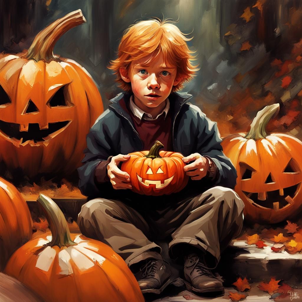 Little Ron Weasley - AI Generated Artwork - NightCafe Creator