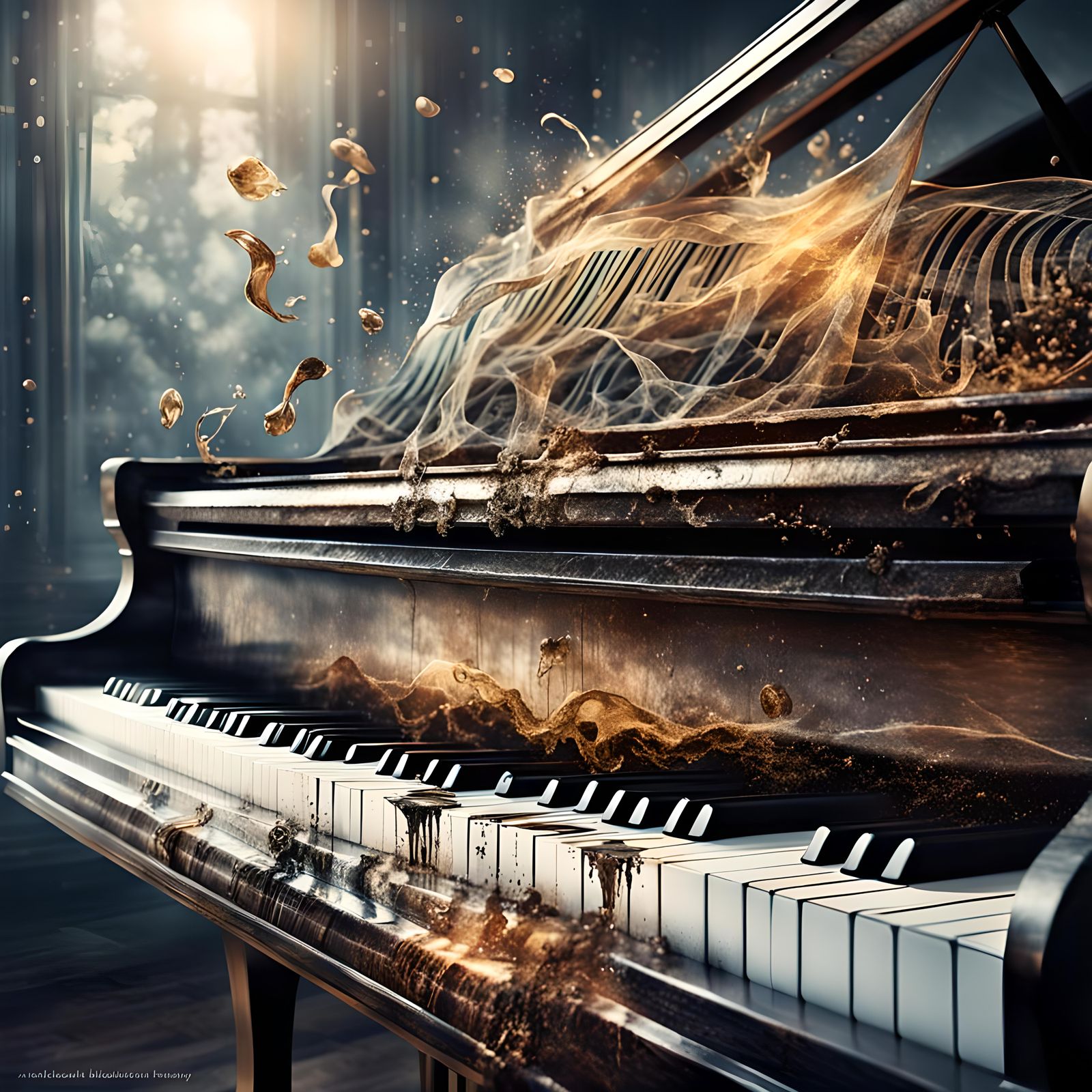 Piano - AI Generated Artwork - NightCafe Creator