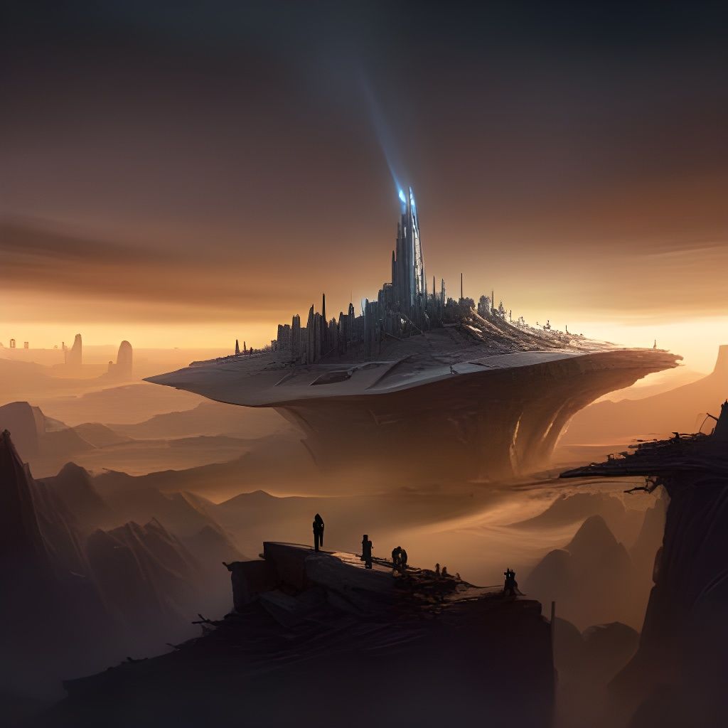 Ruins of an ancient Alien City - AI Generated Artwork - NightCafe Creator