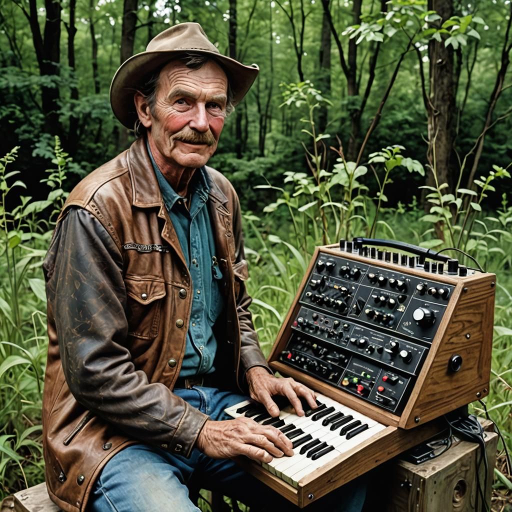 Synthesiser hillbilly - AI Generated Artwork - NightCafe Creator