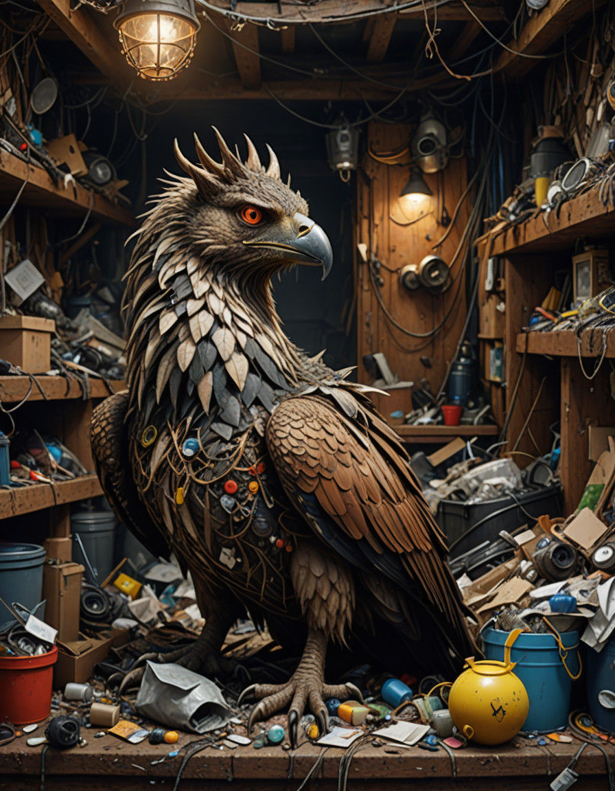 THE CRYPTID TRASH BIRD - NESTING HABITS ARE HARD TO BREAK!