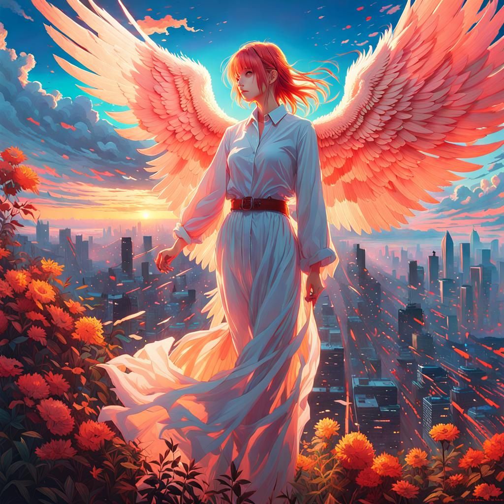 ANGELS 0001 - AI Generated Artwork - NightCafe Creator