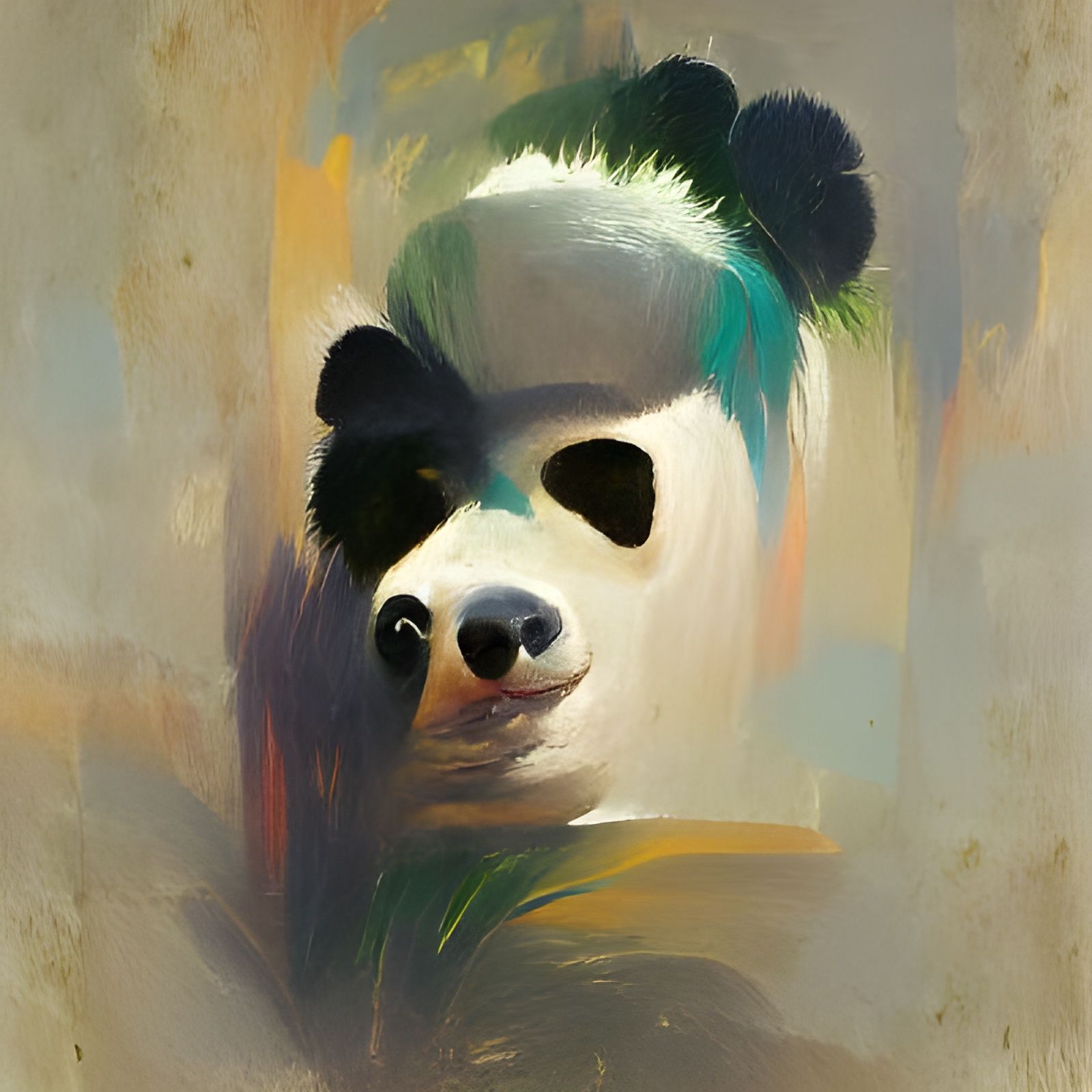 Portrait of a Panda - AI Generated Artwork - NightCafe Creator