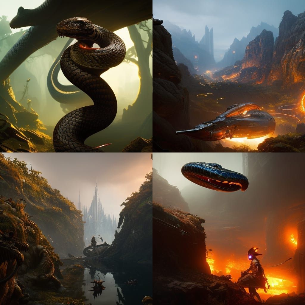 Cobra Snake - AI Generated Artwork - NightCafe Creator