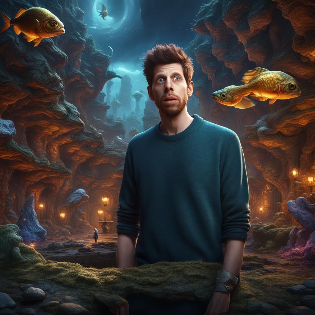 sam altman with confused, oafish look on his face - AI Generated ...