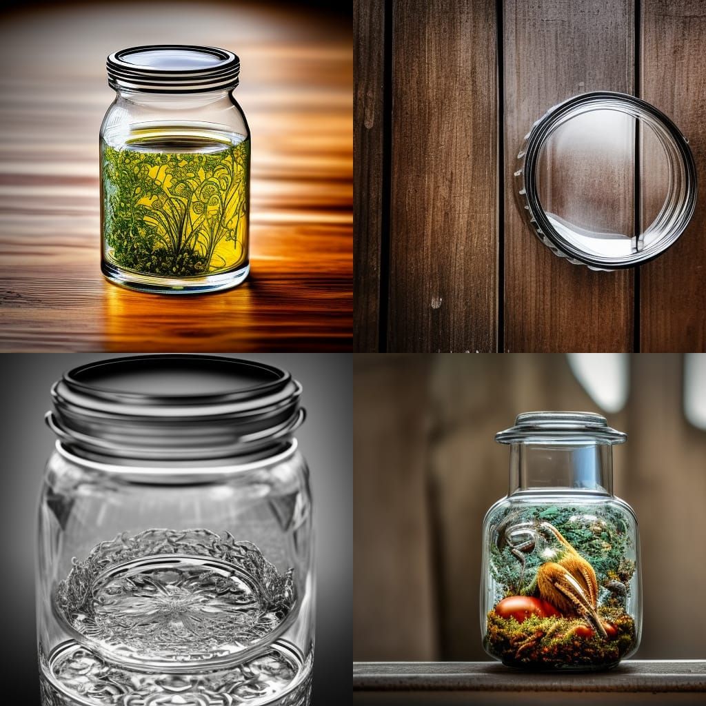 ULTRA DETAILED BE CAPTURED IN A GLASS JAR ENVIRONMENT - AI Generated ...