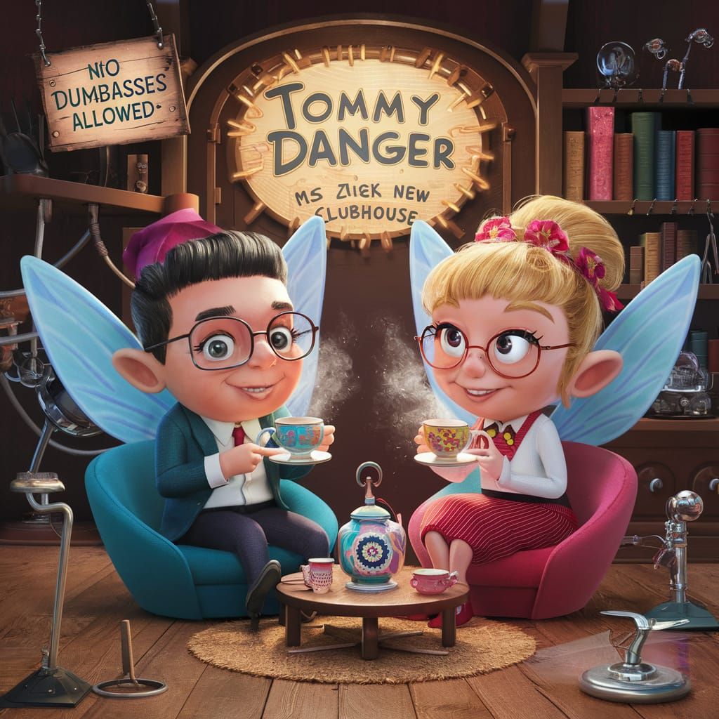 Tommy Danger and Ms Zing gorgeous pixie wackadoodle geniuses drinking ...