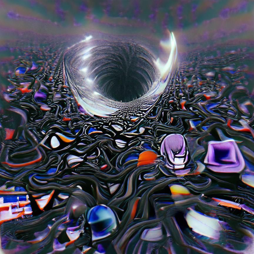 An endless void - AI Generated Artwork - NightCafe Creator