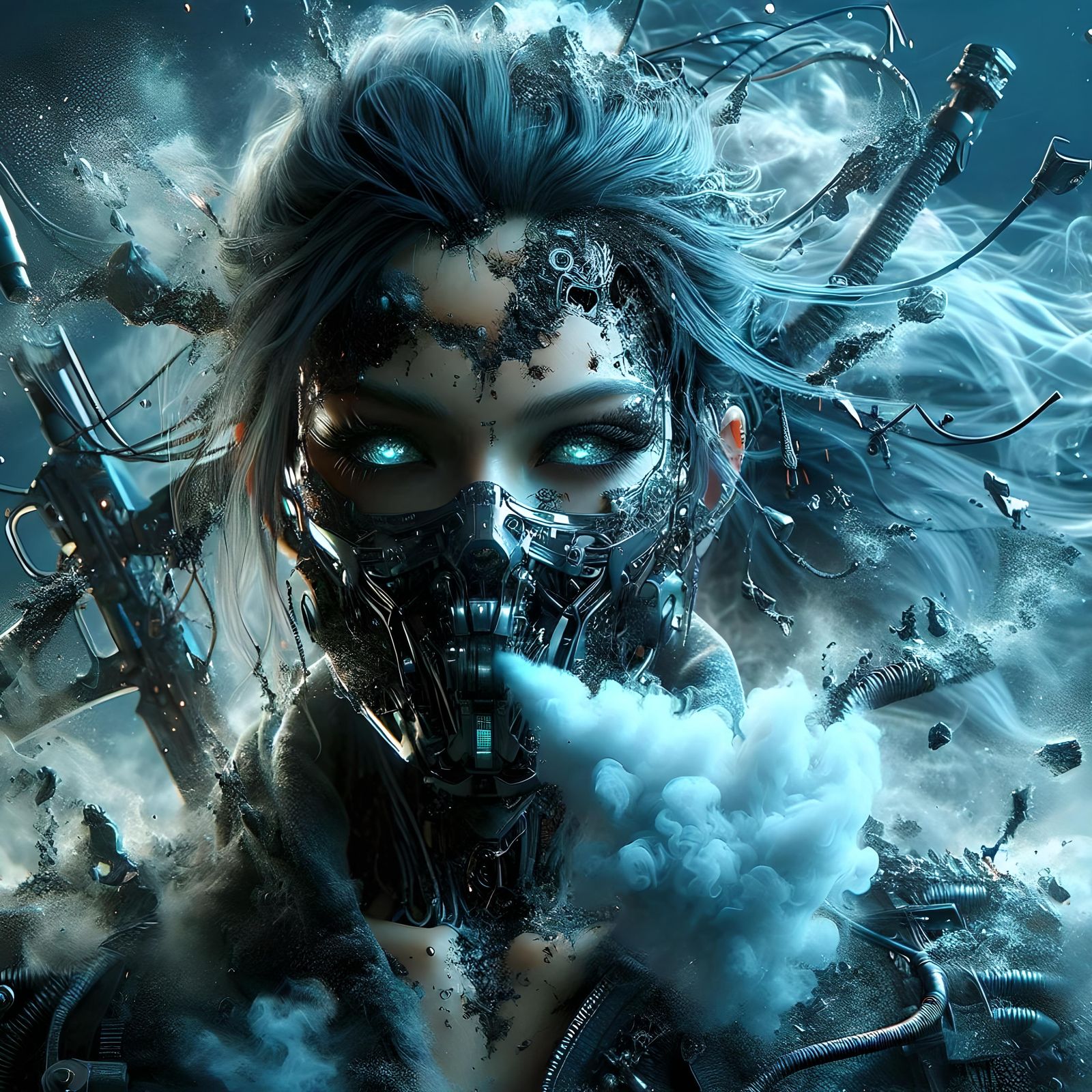 The LN₂ apocalypse empress of doom… - AI Generated Artwork - NightCafe ...