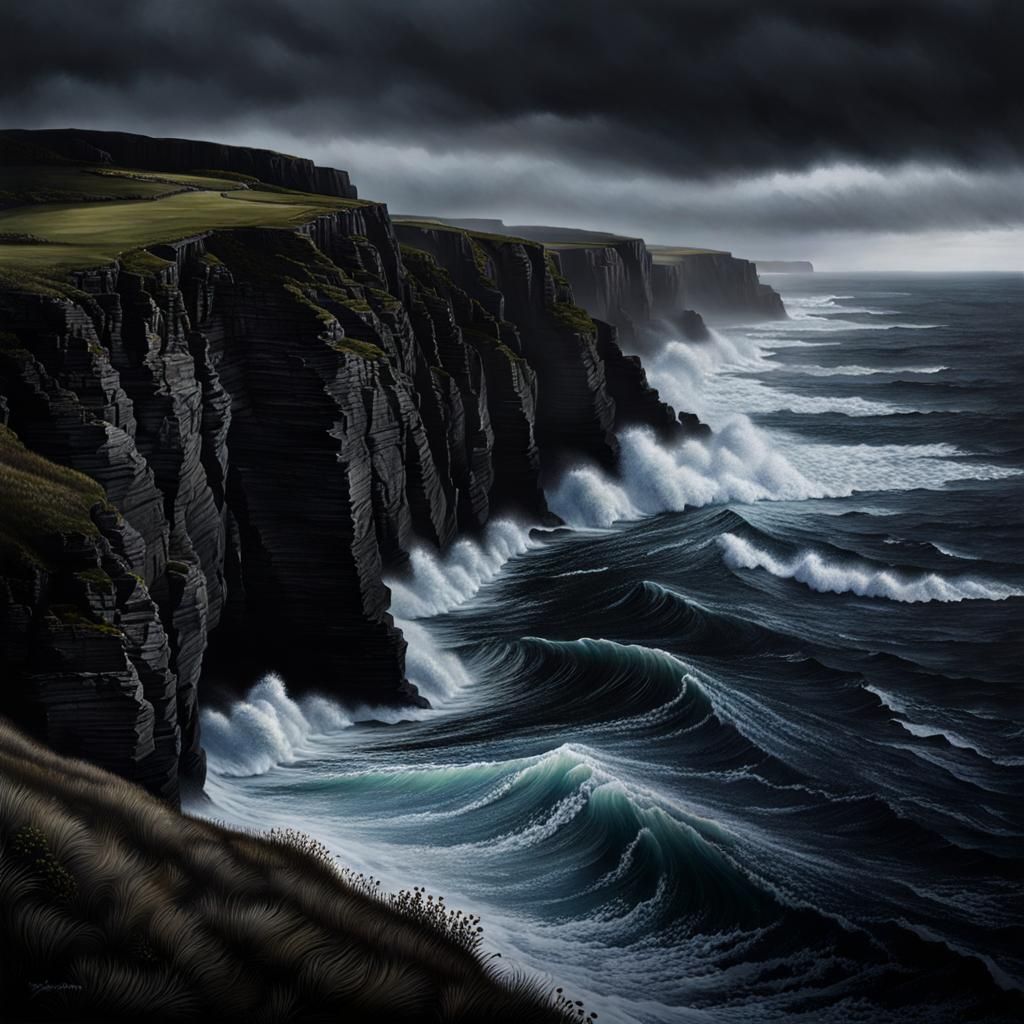 the cliff point - AI Generated Artwork - NightCafe Creator