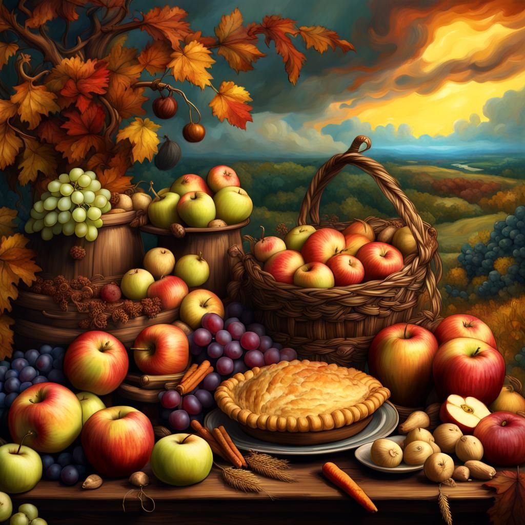 Mabon Celebrations II - AI Generated Artwork - NightCafe Creator