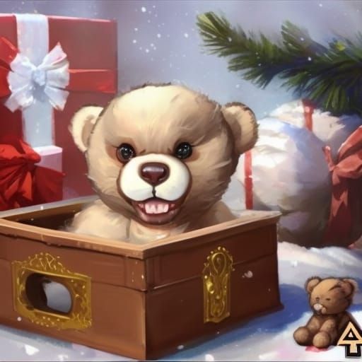 a totally normal teddy bear... - AI Generated Artwork - NightCafe Creator