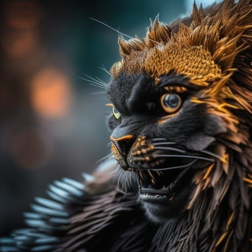 Dark Kitty - AI Generated Artwork - NightCafe Creator