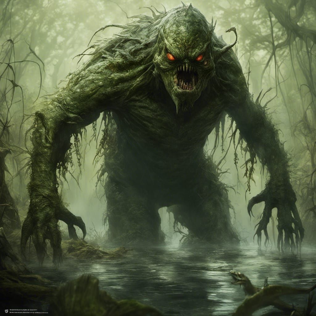 swamp monster. - AI Generated Artwork - NightCafe Creator