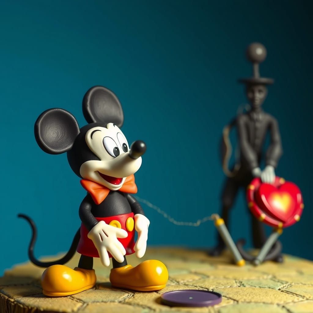 Mickey Mouse by Tim Burton - Mickey Mouse by Tim Burton
