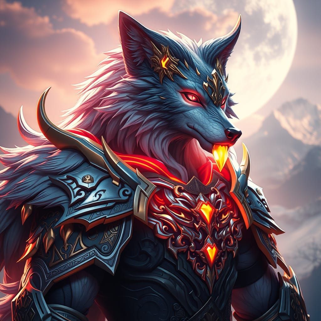 reborn as the Ultima wolf - The Majestic Ultima Wolf in Myth...