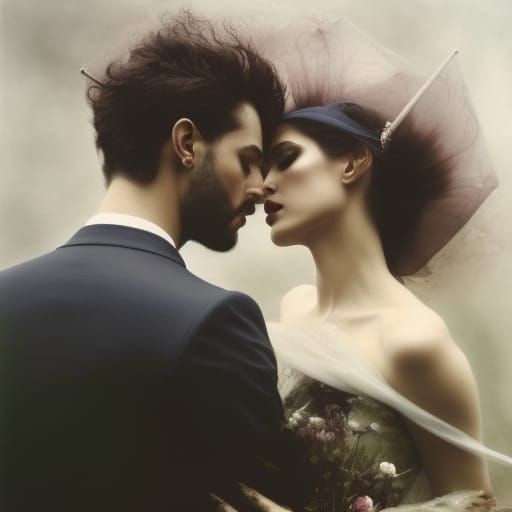 "Heartstrings Intertwined" - AI Generated Artwork - NightCafe Creator