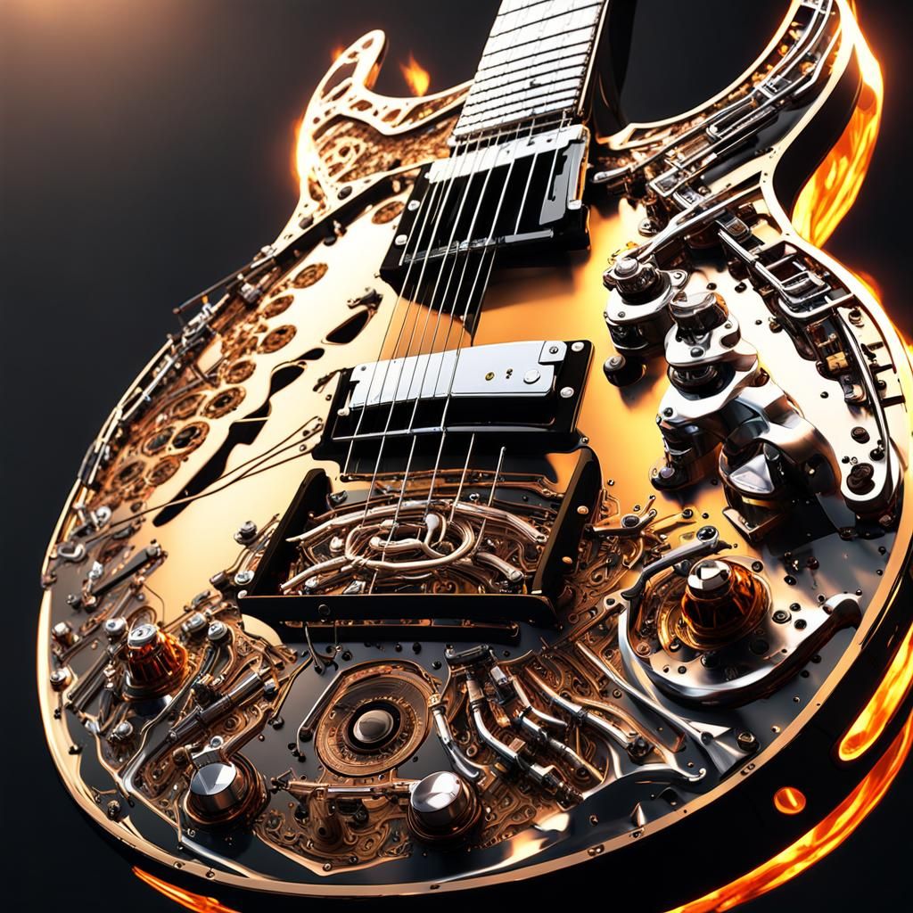 guitar - AI Generated Artwork - NightCafe Creator
