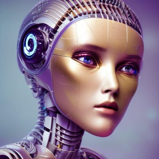 Most Detailed Stunningly Beautiful Technological Advanced Female AI ...