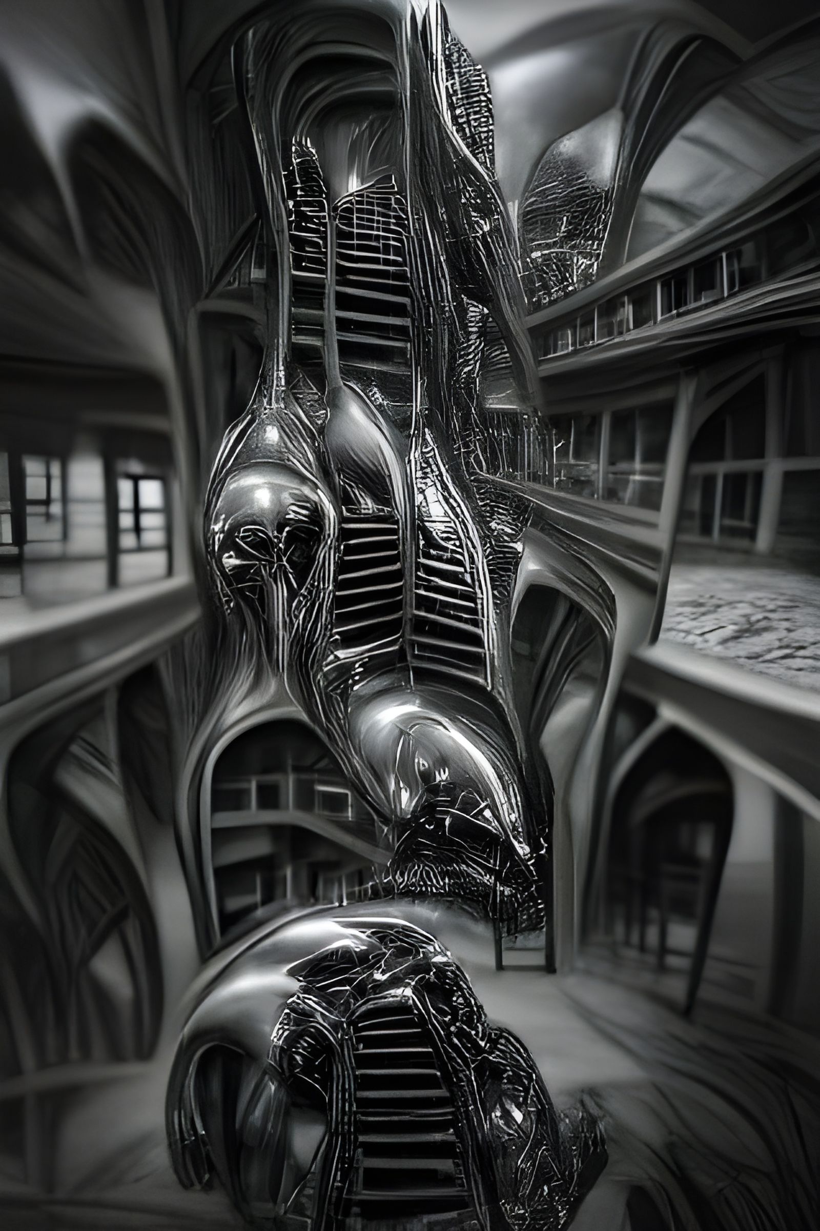 The Dystopian Paradox Trip - AI Generated Artwork - NightCafe Creator